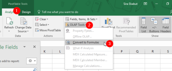 วิธีทลายข้อจำกัดหน้าตาของ PivotTable ด้วย OLAP CUBE Formula - Thep Excel