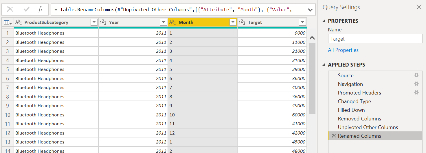 Power BI ตอนที่ 17 : วิธีทำรายงานเทียบเป้าหมาย Target vs Actual - Thep ...