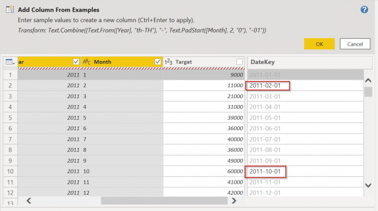 Power BI ตอนที่ 17 : วิธีทำรายงานเทียบเป้าหมาย Target vs Actual - Thep ...