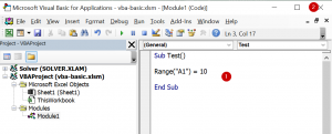 Excel VBA พื้นฐาน ตอนที่ 1 : เขียน Code ครั้งแรก - Thep Excel