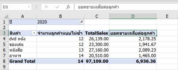 การใช้ Excel Power Pivot ตอนที่ 1 : การใช้งานพื้นฐาน - Thep Excel
