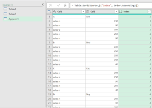 วิธี Append ต่อแถวจากตาราง 2 อัน แบบสลับแถว - Thep Excel