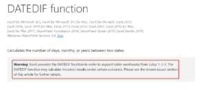 อธิบายการทำงาน DATEDIF ใน Excel และแนวทางแก้ไขให้ได้ผลลัพธ์ดั่งใจ - Thep Excel