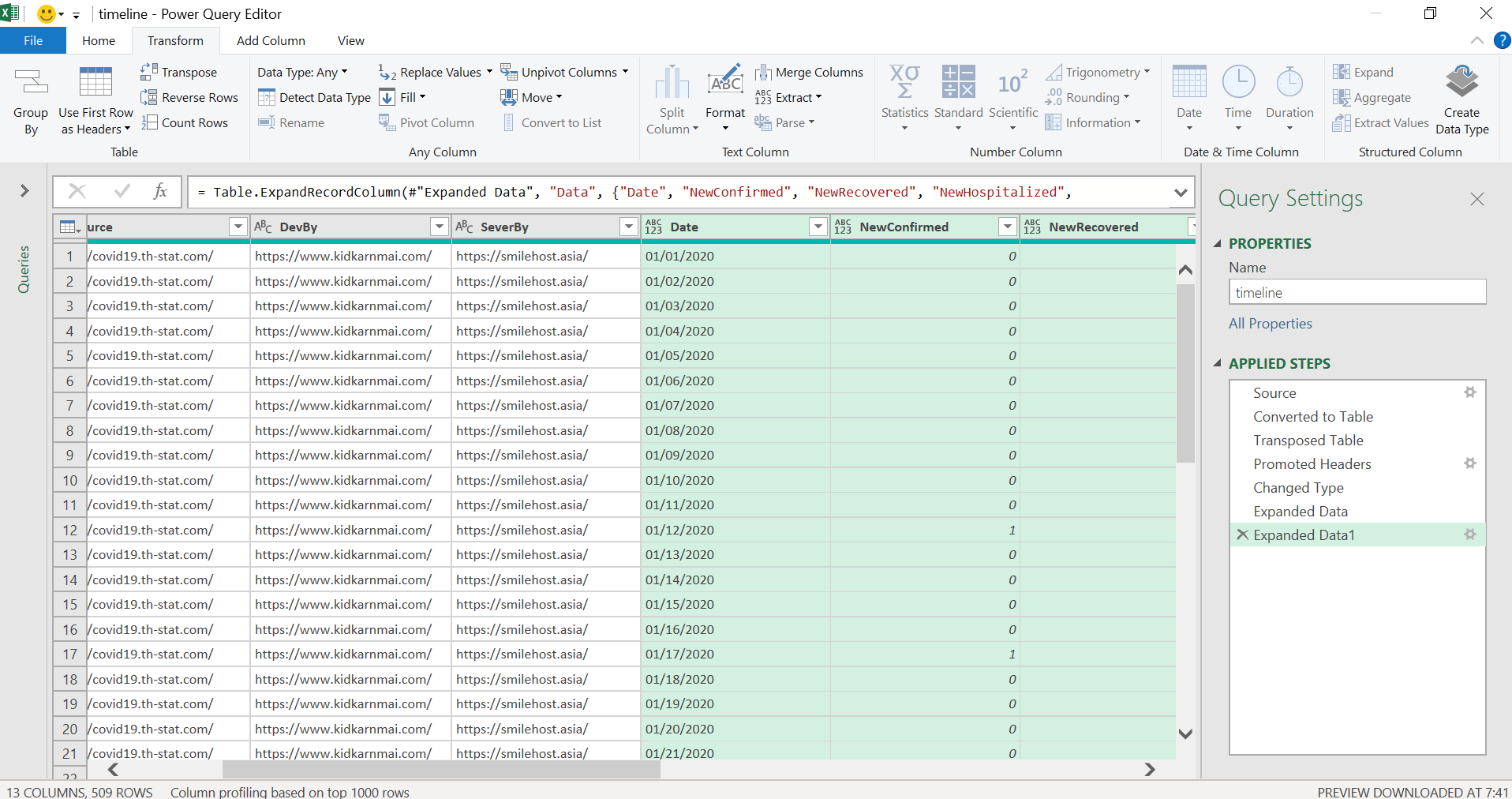 วิธีใช้ Power Query ดึงข้อมูลจาก Web API : ตอนที่ 1 - Thep Excel