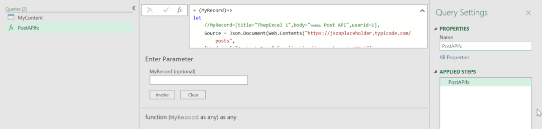 วิธีใช้ Power Query ดึงข้อมูลจาก Web API : ตอนที่ 2 - Thep Excel