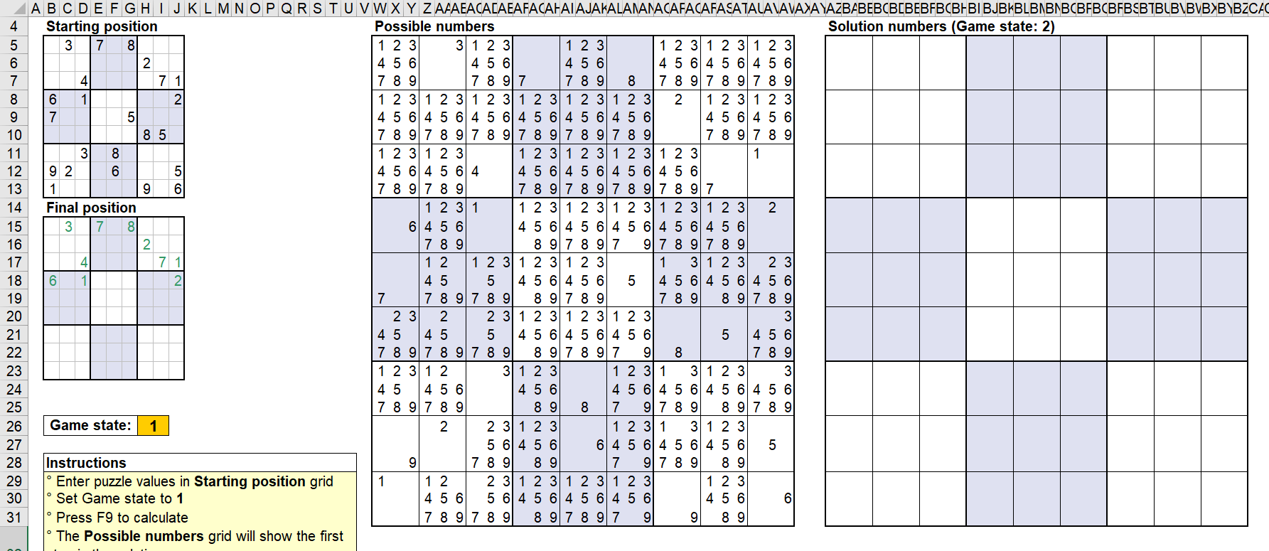 สอนใช้งานและแกะสูตร Template Sudoku Solver ของ Microsoft - Part1 - Thep ...