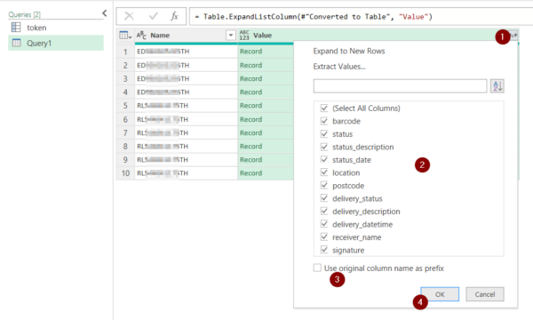 วิธีใช้ Power Query ดึงข้อมูล EMS Tracking จากไปรษณีย์ไทย ผ่าน Web API - Thep Excel