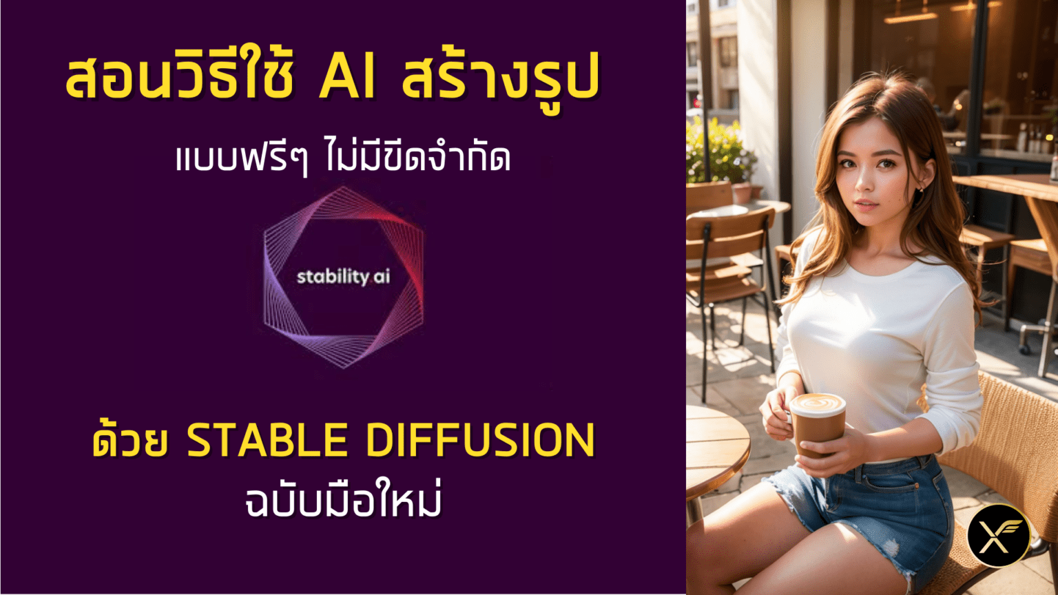 วิธีใช้งาน AI สร้างรูปสุดเจ๋งและฟรีด้วย Stable Diffusion ฉบับมือใหม่ [ตอนที่1] - Thep Excel