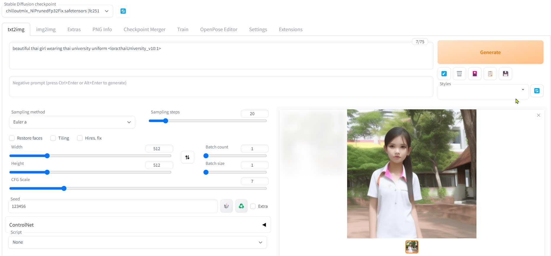 วิธีเรียกใช้งาน Model เจ๋งๆ ใน Stable Diffusion [ตอนที่2] - Thep Excel