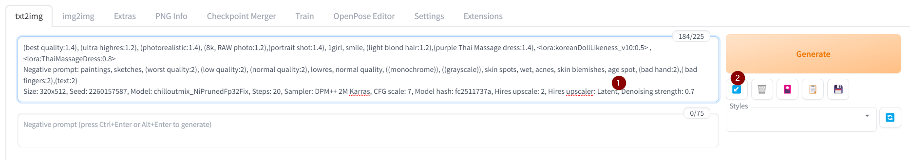 วิธีสั่ง Prompt และตั้งค่าใน Stable Diffusion ให้รูปสวยโดนใจ [Part3] - Thep Excel
