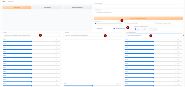 วิธีผสม Model สูตรผสมแบบโดนใจใน Stable Diffusion [Part7] - Thep Excel