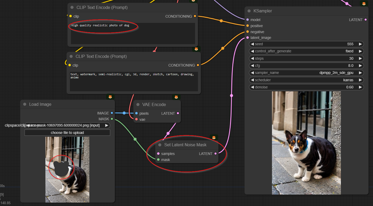 สอนใช้ ComfyUI EP04 : Image to Image และเทคนิค Smart Inpaint - Thep Excel