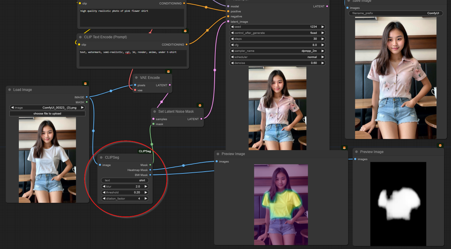 สอนใช้ ComfyUI EP04 : Image to Image และเทคนิค Smart Inpaint - Thep Excel